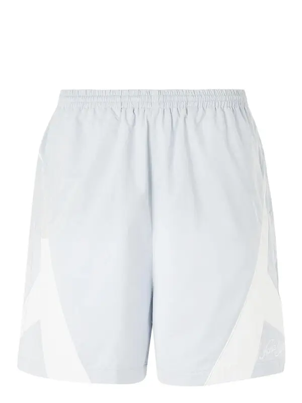 Acne Studios Rofit Logo-embroidered Shell Shorts - Blue
