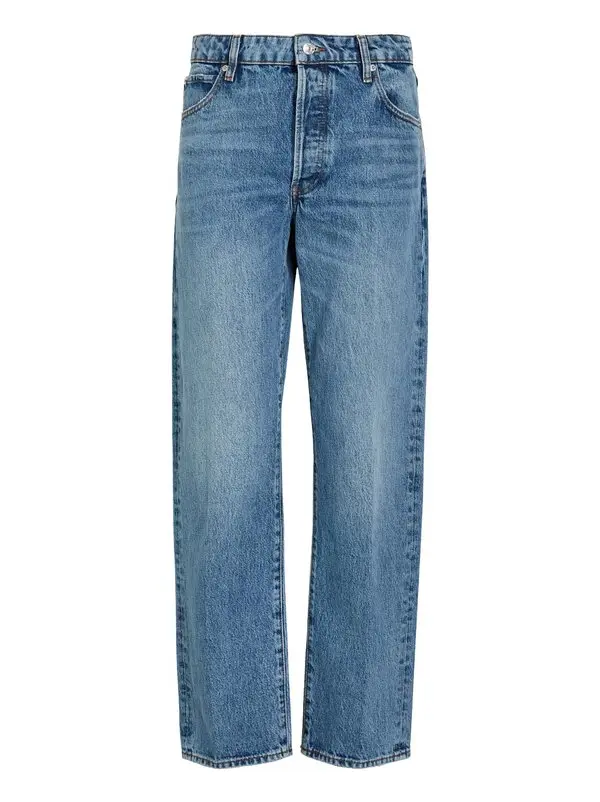 FRAME The Essential Straight-leg Jeans - Light Blue
