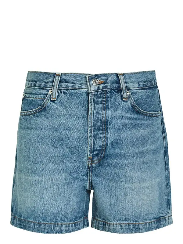FRAME The Everyday Denim Shorts - Light Blue
