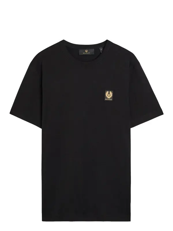 Belstaff Logo-appliquéd Cotton T-shirt - Black