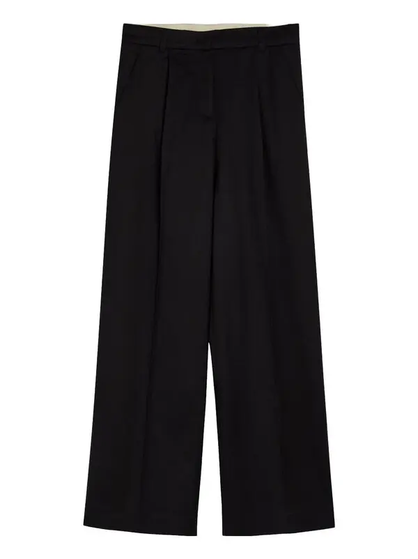 AKYN Perla Straight-leg Trousers - Black