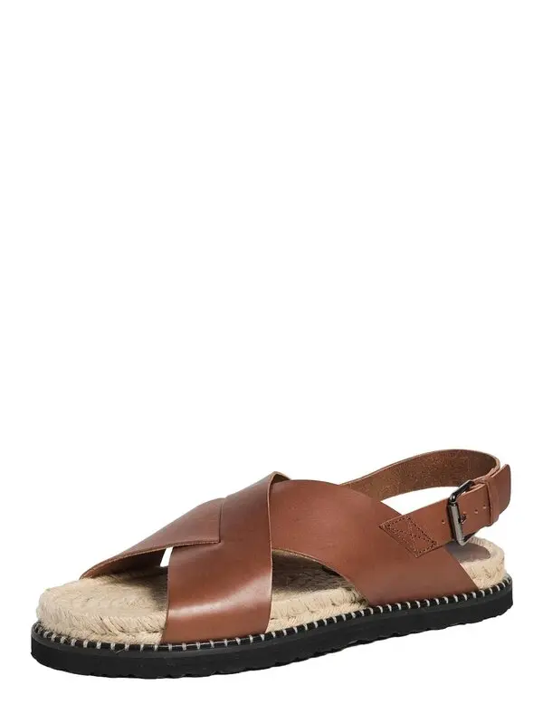 CastaÑer Tiago Leather Sandals - Marron Chocolate