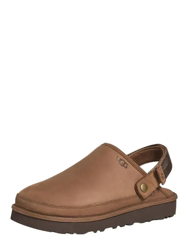 UGG Goldencoast Clog Ii Nubuck - Dark Chestnut