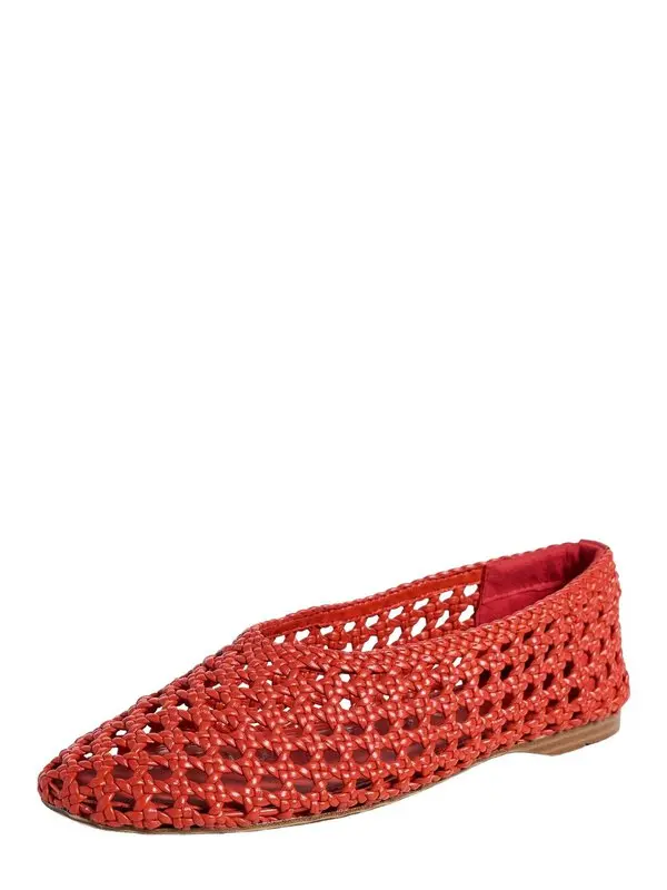 Sam Edelman Shira Woven Flats - Red