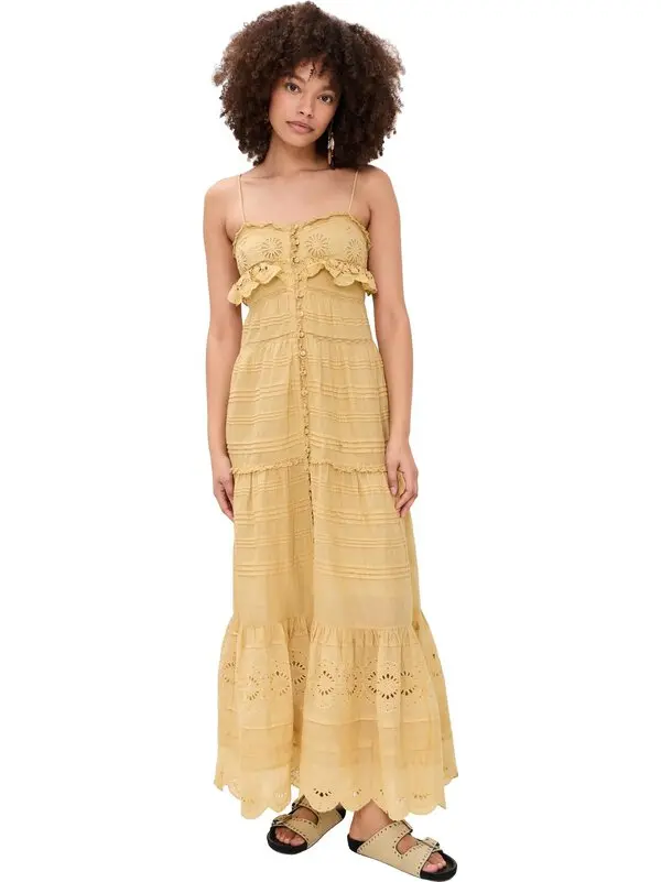 Isabel Marant Paule Dress - Light Ochre