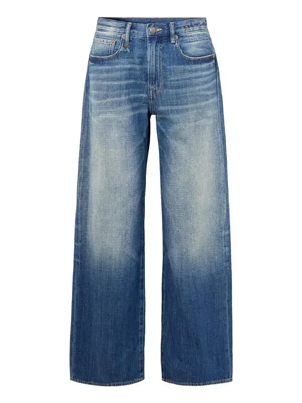 R13 D'arcy Loose Wide-leg Jeans - Blue