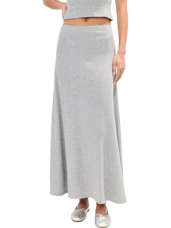 LE BOP Remi Skirt - Heather Grey