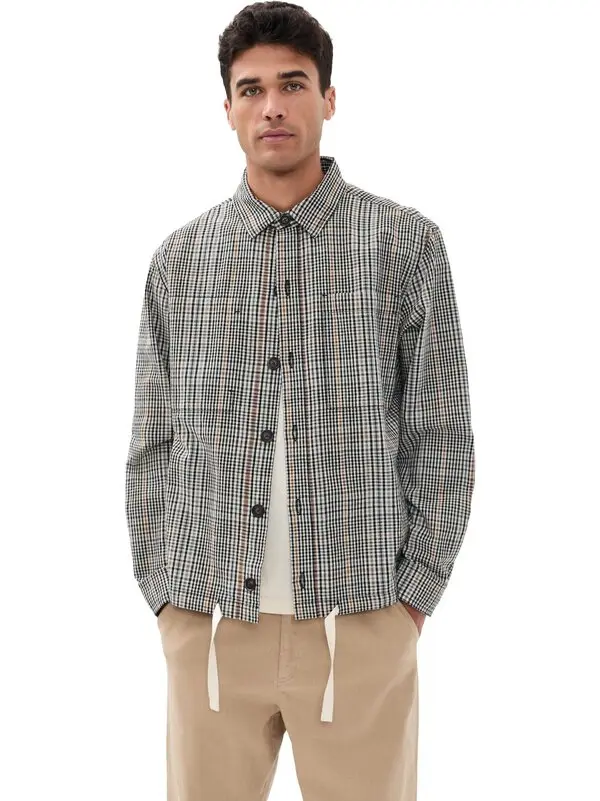 Barbour Fife Checked Overshirt - Neutral