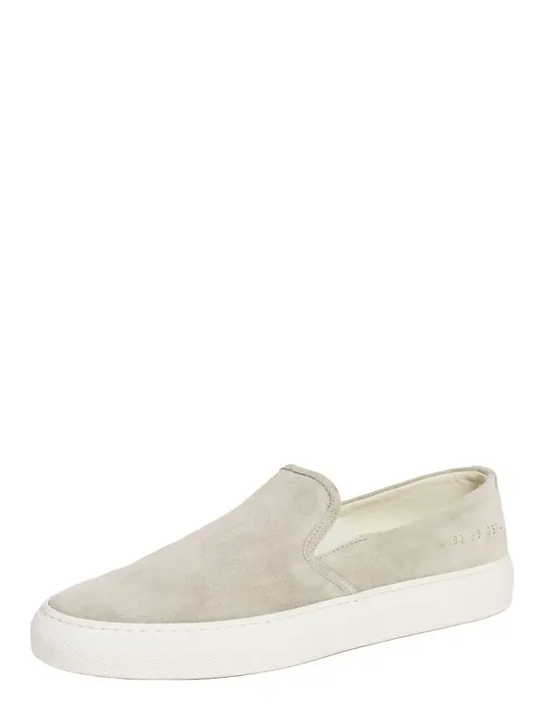 COMMON PROJECTS Low Profile Slip-on Sneakers - Warm Grey