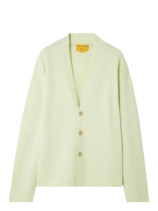 Guest In Residence Everywear Oversized Cashmere Cardigan - Yellow