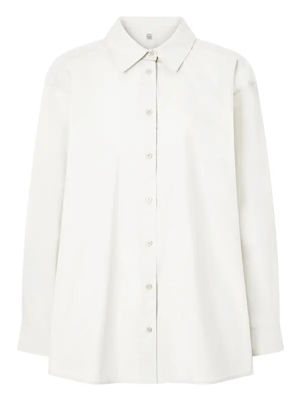 TOTEME Classic Organic Cotton Shirt - Off-white