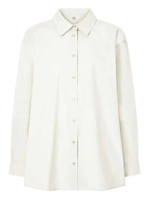 TOTEME Classic Organic Cotton Shirt - Off-white
