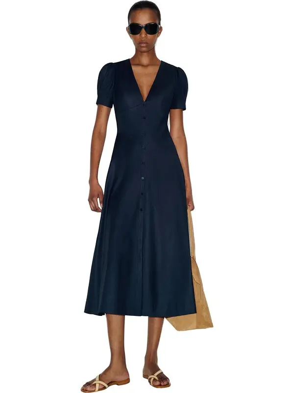 REFORMATION Fitz Maxi Dress - Blue