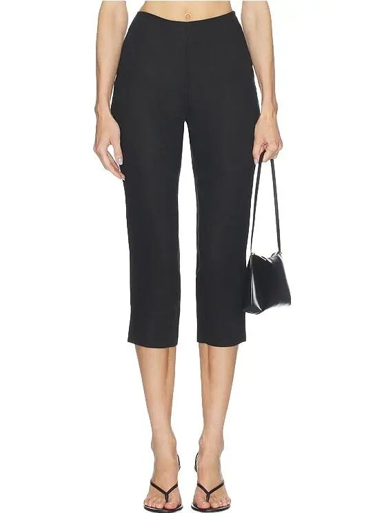 AEXAE Capri Pant - Black