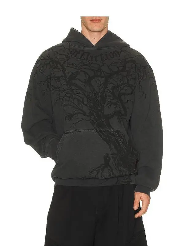 AFFLICTION Catharsis Hoodie - Charcoal Lava Wash