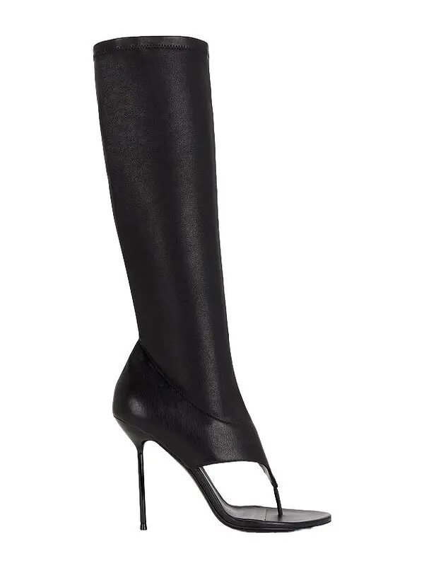 Paris Texas Lidia Thong Boot - Black