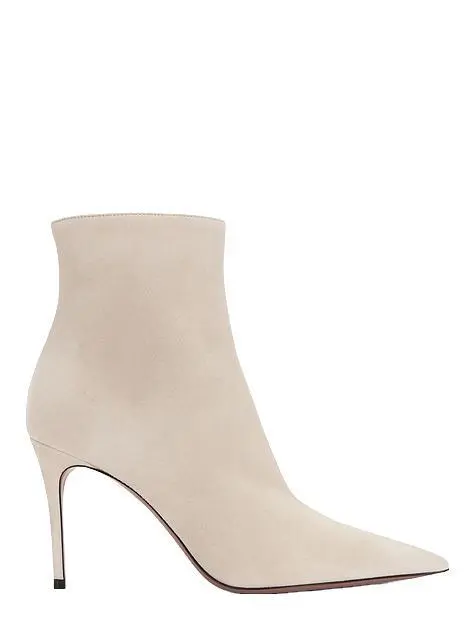 Paris Texas Vera Ankle Boot 85 In Taupe - Ice Grey