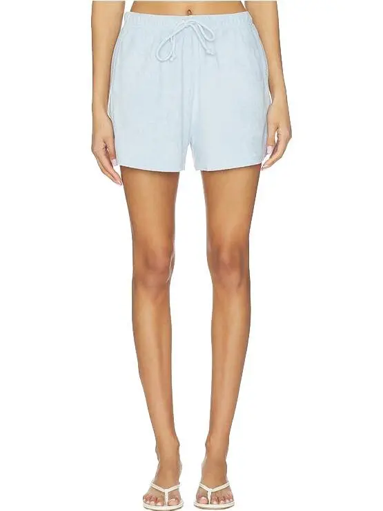 BOBI Relaxed Terry Short - Cool Blue