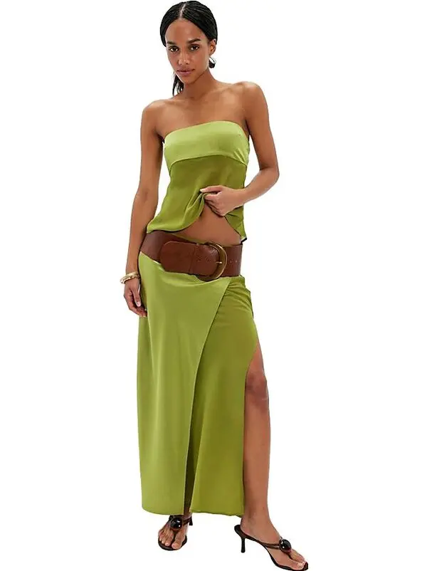 OWNLEY Ricky Maxi Skirt Set - Poison Ivy - Fp Exclusive