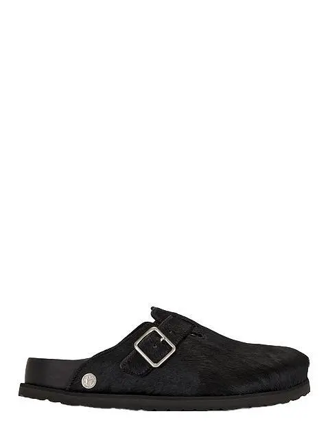 BIRKENSTOCK Boston Pony Hair Exq 1774 Mule - Black