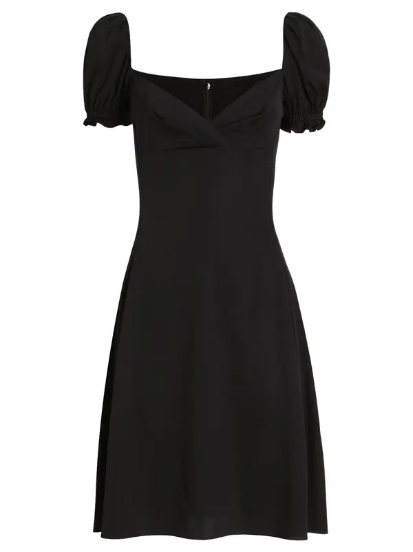 Dolce & Gabbana Stretch Charmeuse Dress - Black