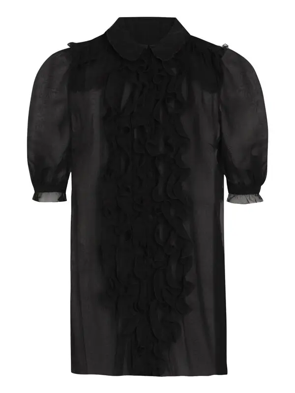Dolce & Gabbana Chiffon Shirt - Black