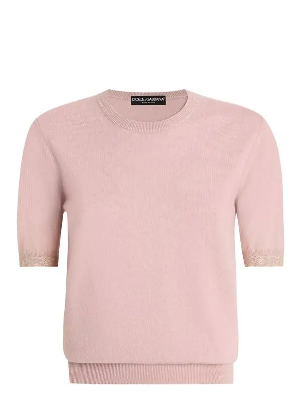 Dolce & Gabbana Cashmere Pullover - Pink
