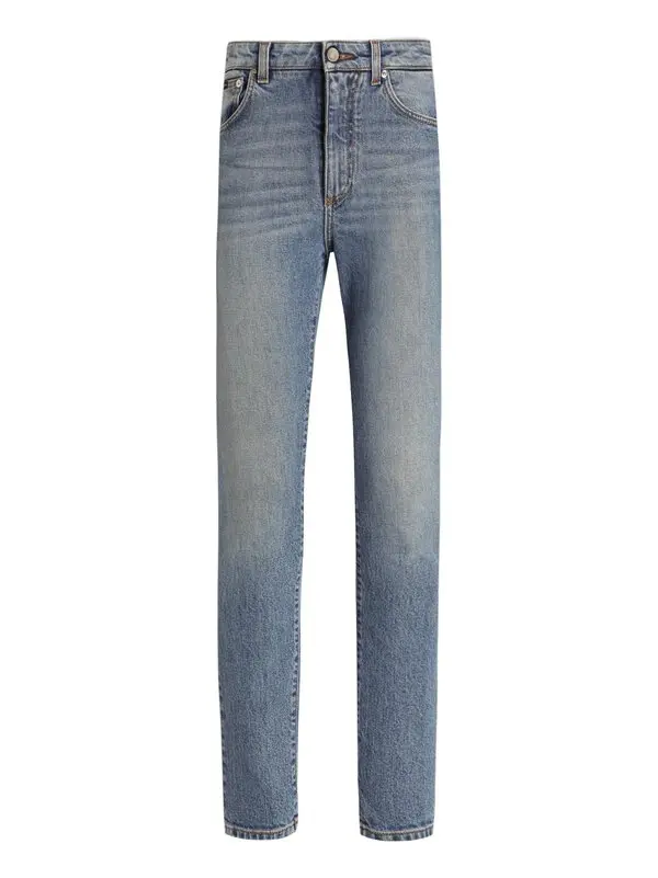 Dolce & Gabbana 5-pocket Stretch Denim Trousers - Multicolor