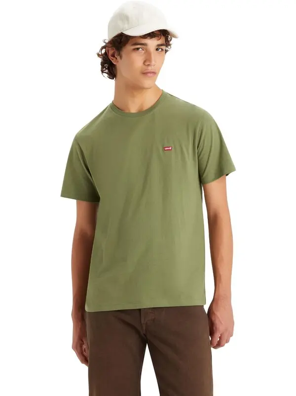 LEVI'S Short-sleeve Classic Housemark T-shirt - Bluish Olive
