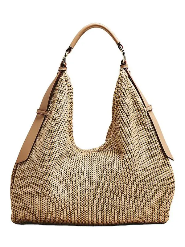 Dolce Vita Miriel Raffia Tote Bag - Natural