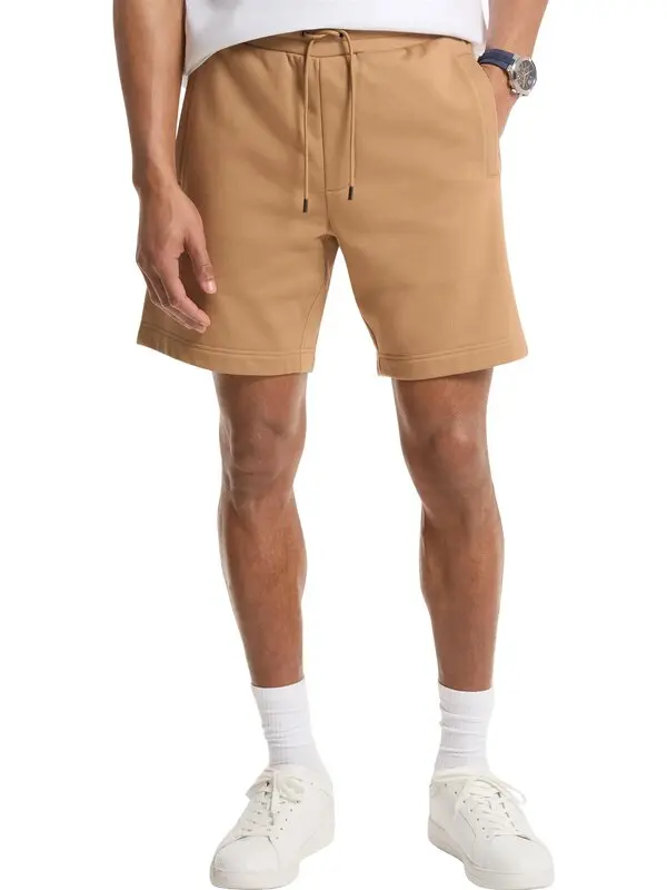 Michael Kors Logo Cotton Shorts - Brown