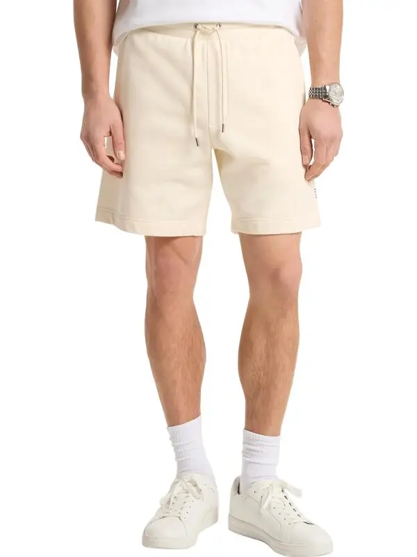 Michael Kors Logo Cotton Shorts - Natural
