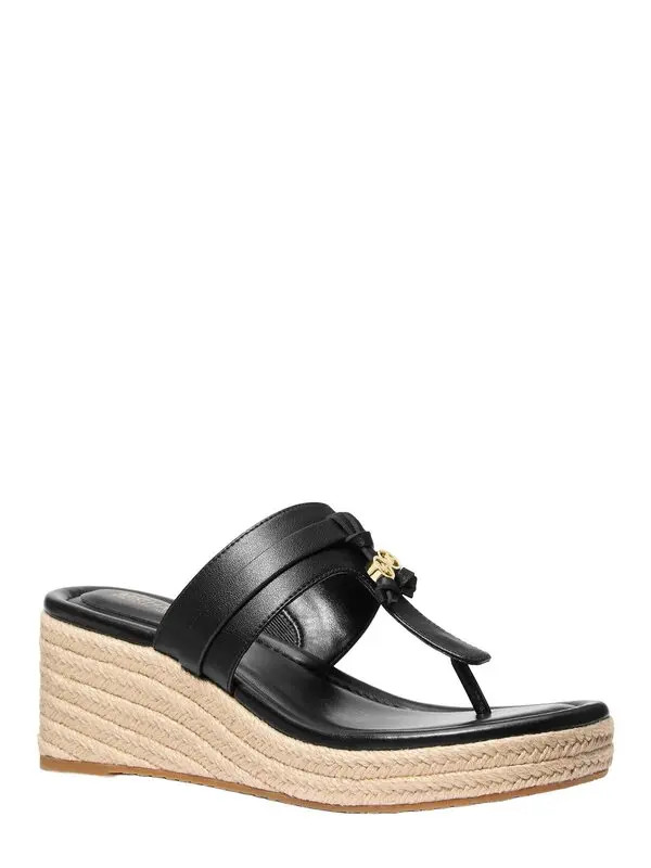Michael Kors Zoe Wedge Sandal - Black