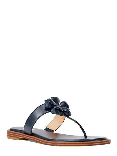 Michael Kors Callie Embellished Thong Sandals - Blue