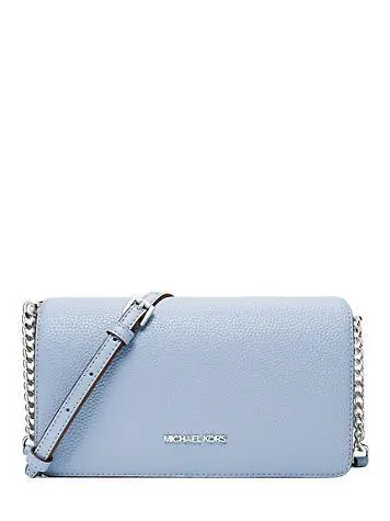 Michael Kors Pebbled Leather Crossbody Bag - Blue