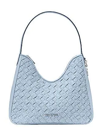 Michael Kors Nayla Small Woven Logo Hobo Bag - Blue
