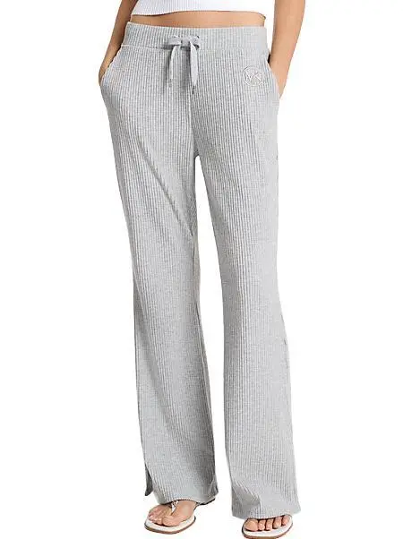 Michael Kors Ribbed Knit Pants - Grey