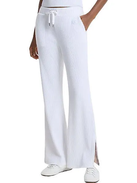 Michael Kors Ribbed Knit Pants - White