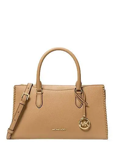 Michael Kors Arden Medium Satchel - Brown