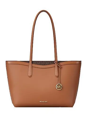 Michael Kors Arden Large Pebbled Leather Tote Bag - Brown