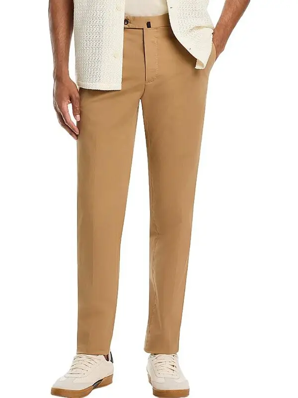 SLOWEAR Incotex Royal Batavia Regular Fit Stretch Cotton Pants - Taupe