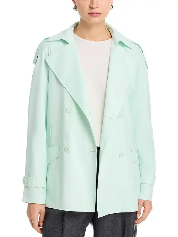 Soia & Kyo Medina Trench Jacket - Aquatic Mint