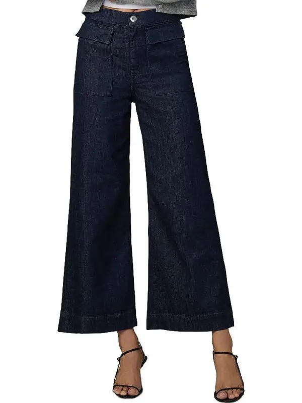 Joe's Jeans The Irina High Rise Wide Leg Jeans - Rinse