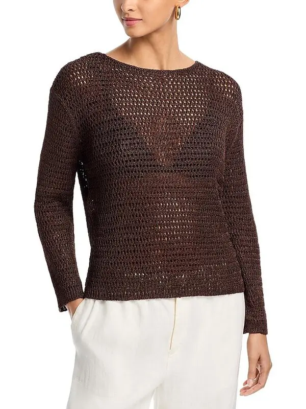 Rails Evangeline Boat Neck Sweater - Espresso