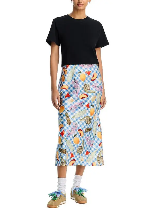 Aqua Short Sleeve T-shirt Dress - Multi