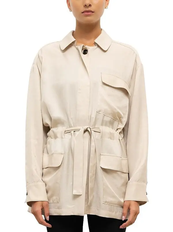 LESET Kim Drawstring Jacket - Sahara