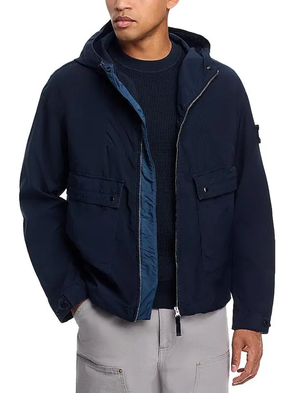 Stone Island Capospalla Short Parka - Navy Blue