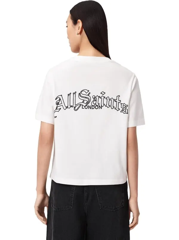 ALLSAINTS Descent Lisa Boxy T-shirt - Chalk White
