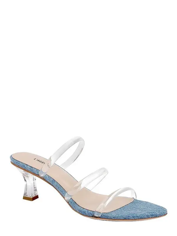L'Agence Ludovica Strappy Sandals - Light Blue