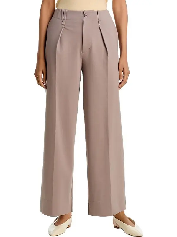 Issey Miyake Wide-leg Trousers - Greige